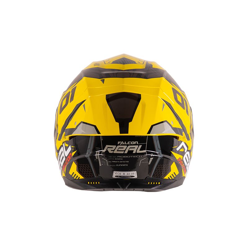 รีวิว หมวกกันน็อค Real Falcon Robotech ใช้วัสดุแข็งแรง และมีคุณภาพ