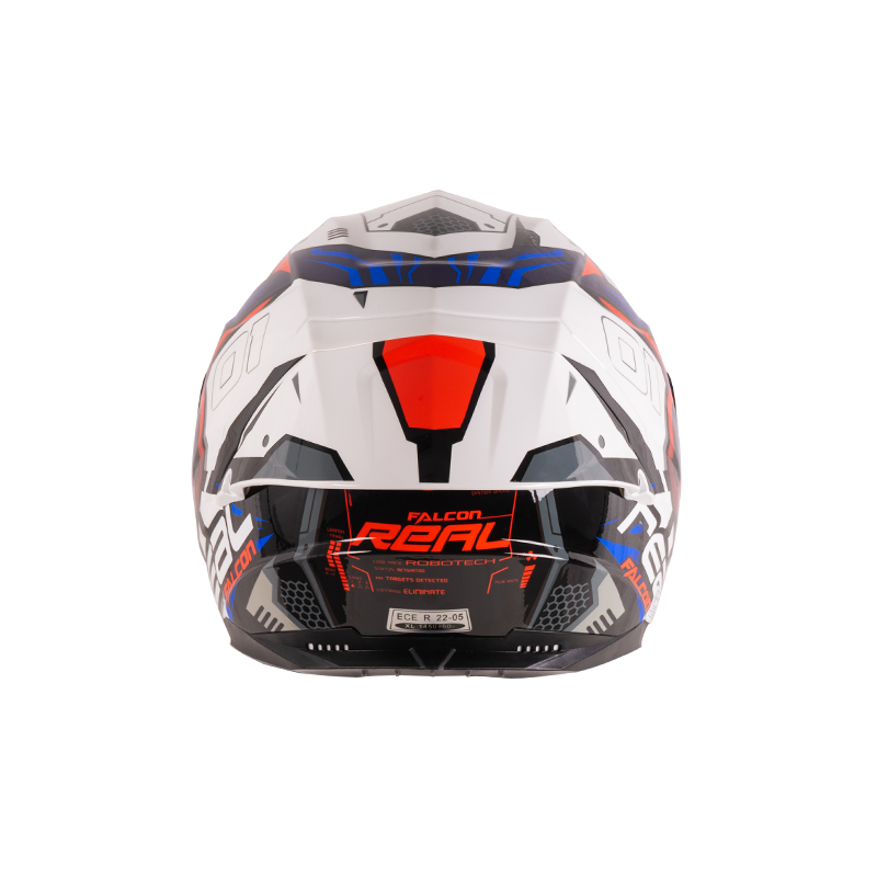 รีวิว หมวกกันน็อค Real Falcon Robotech ใช้วัสดุแข็งแรง และมีคุณภาพ