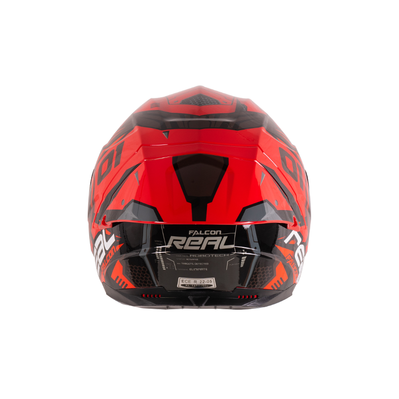 รีวิว หมวกกันน็อค Real Falcon Robotech ใช้วัสดุแข็งแรง และมีคุณภาพ