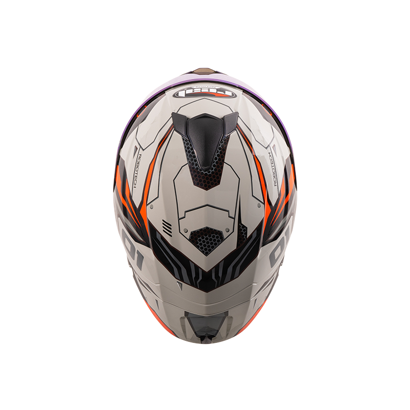 รีวิว หมวกกันน็อค Real Falcon Robotech ใช้วัสดุแข็งแรง และมีคุณภาพ